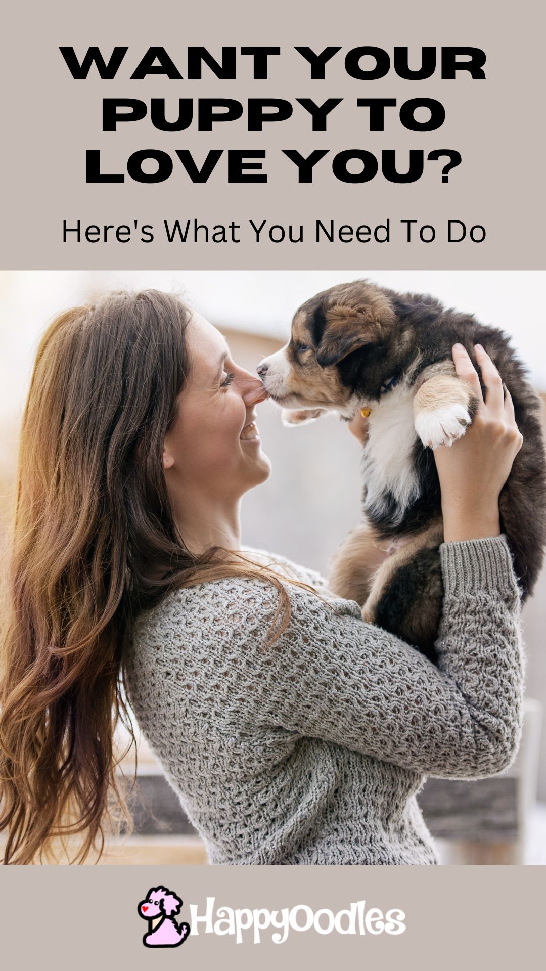 Want Your Puppy to Love You? Here's How